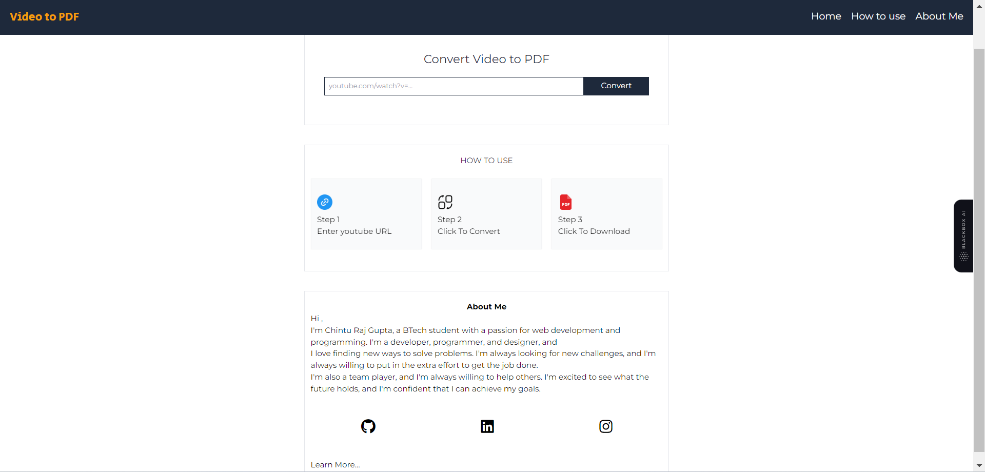 Portfolio | Chintu Raj Gupta